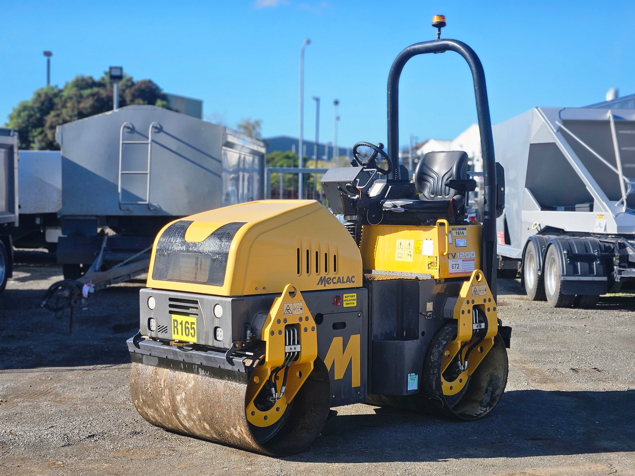 2020 Mecalac TV1200 Double Drum Roller